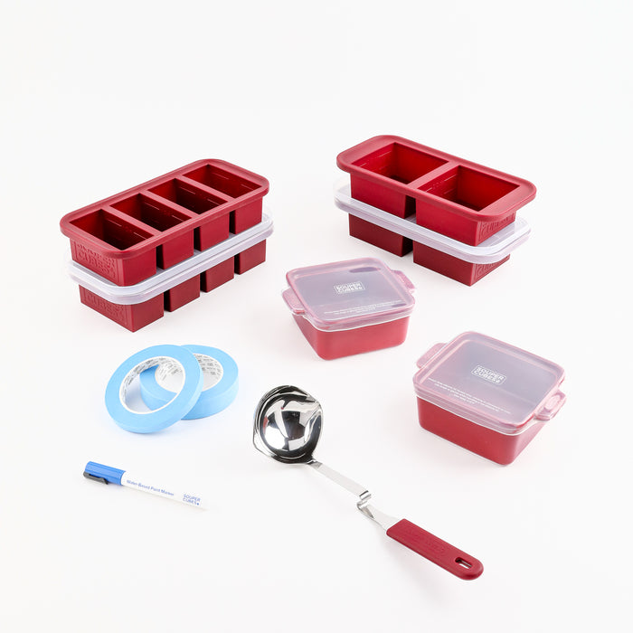 Food Freezer Trays - 16-piece Freezer Essentials Set – Souper Cubes®