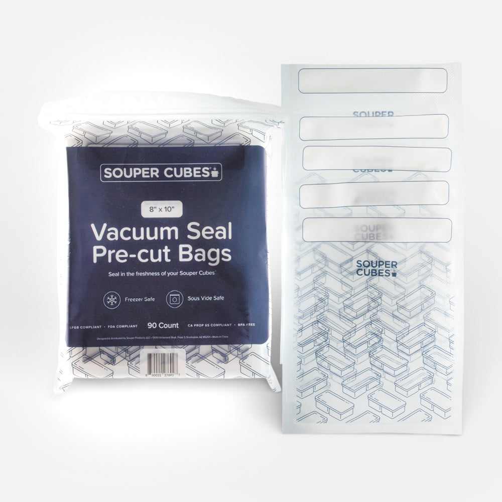 Vacuum Seal Bags - Pre-Cut Food Storage Bags - Souper Cubes