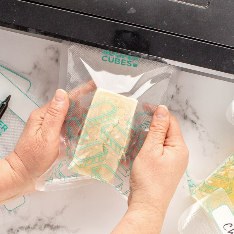 Vacuum Seal Bags - Pre-Cut Food Storage Bags - Souper Cubes