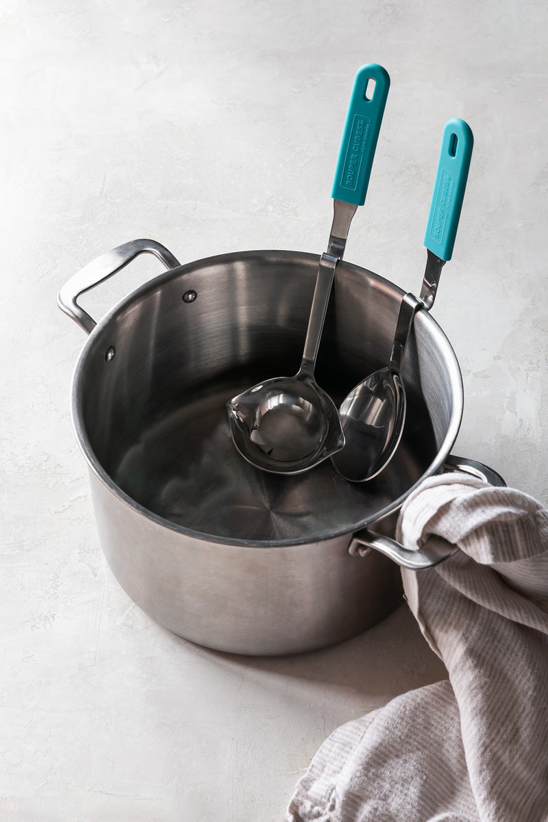 No Mess Ladle & Serving Spoon - No Mess Pot Rests – Souper Cubes®