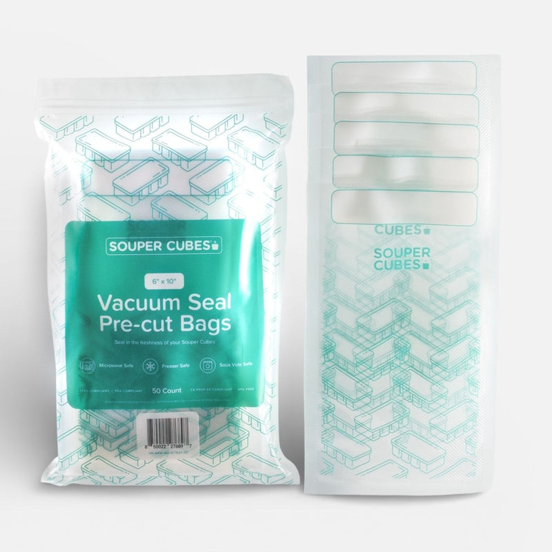 Vacuum Seal Bags - Pre-Cut Food Storage Bags - Souper Cubes